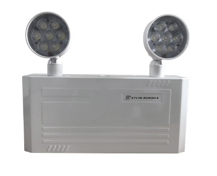 LED Emergency Light Battery Unit, Metal Compact Frame with 2 X 5W Ther ...