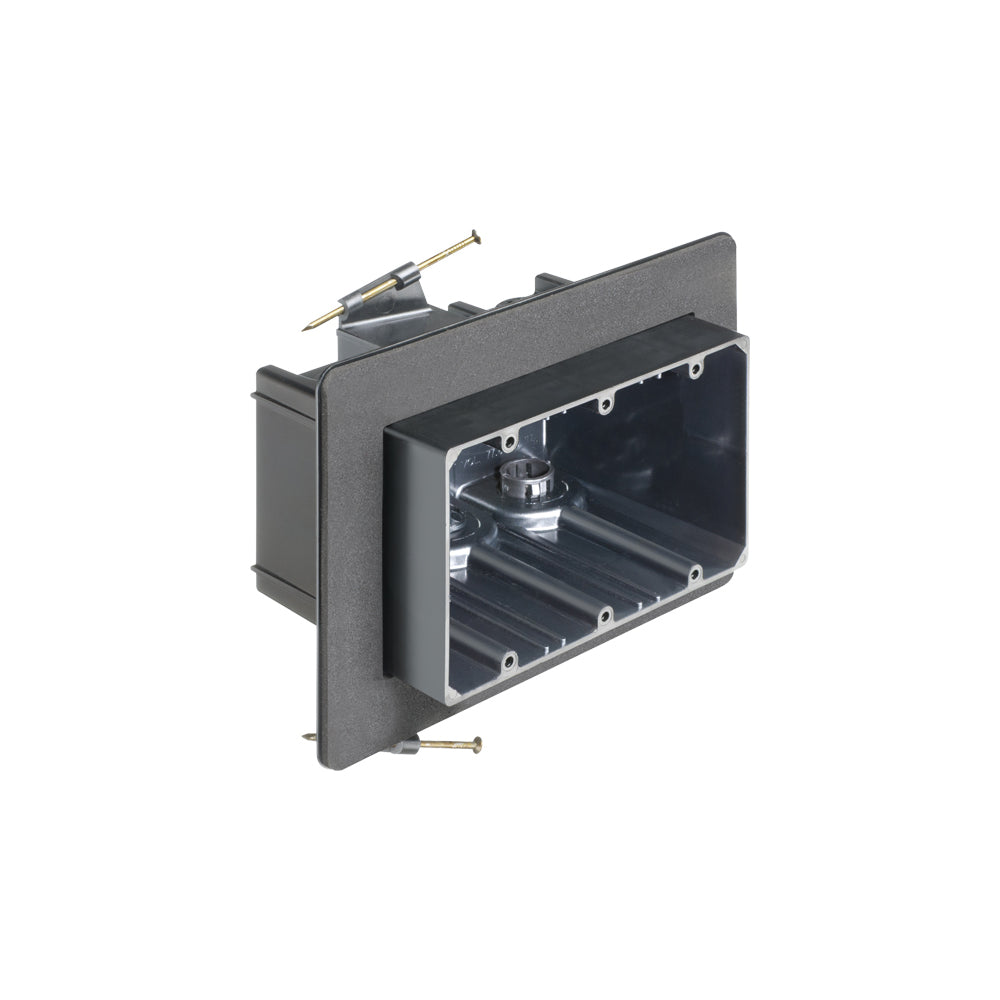 Vapor Box 3G Deep Nail Gc - Arlington Triple Gang Outlet Box – Maple ...